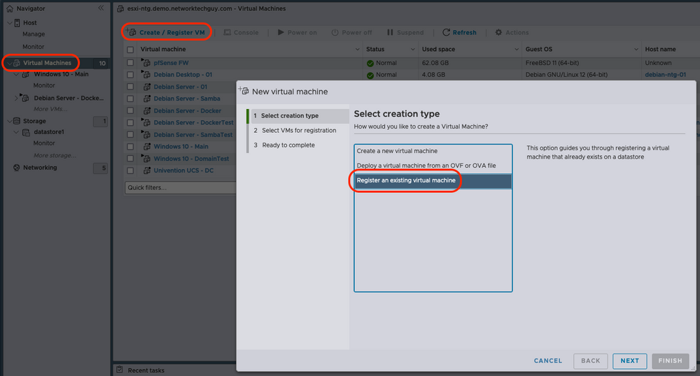 Cloning VMs in ESXi - without a vCenter server