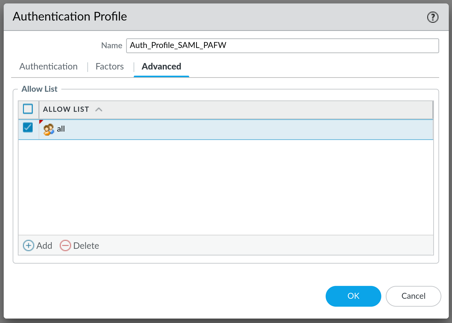 Palo Alto SAML SSO with Authentik
