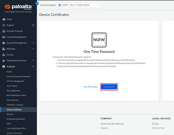 How to install PA firewall device certificate for Panorama managed devices