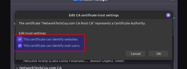 Using traefik with local CA with ACME support
